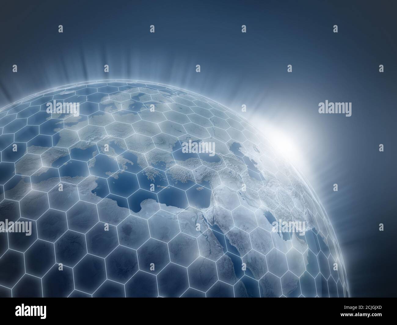 world global network 3d illustration Stock Photo - Alamy