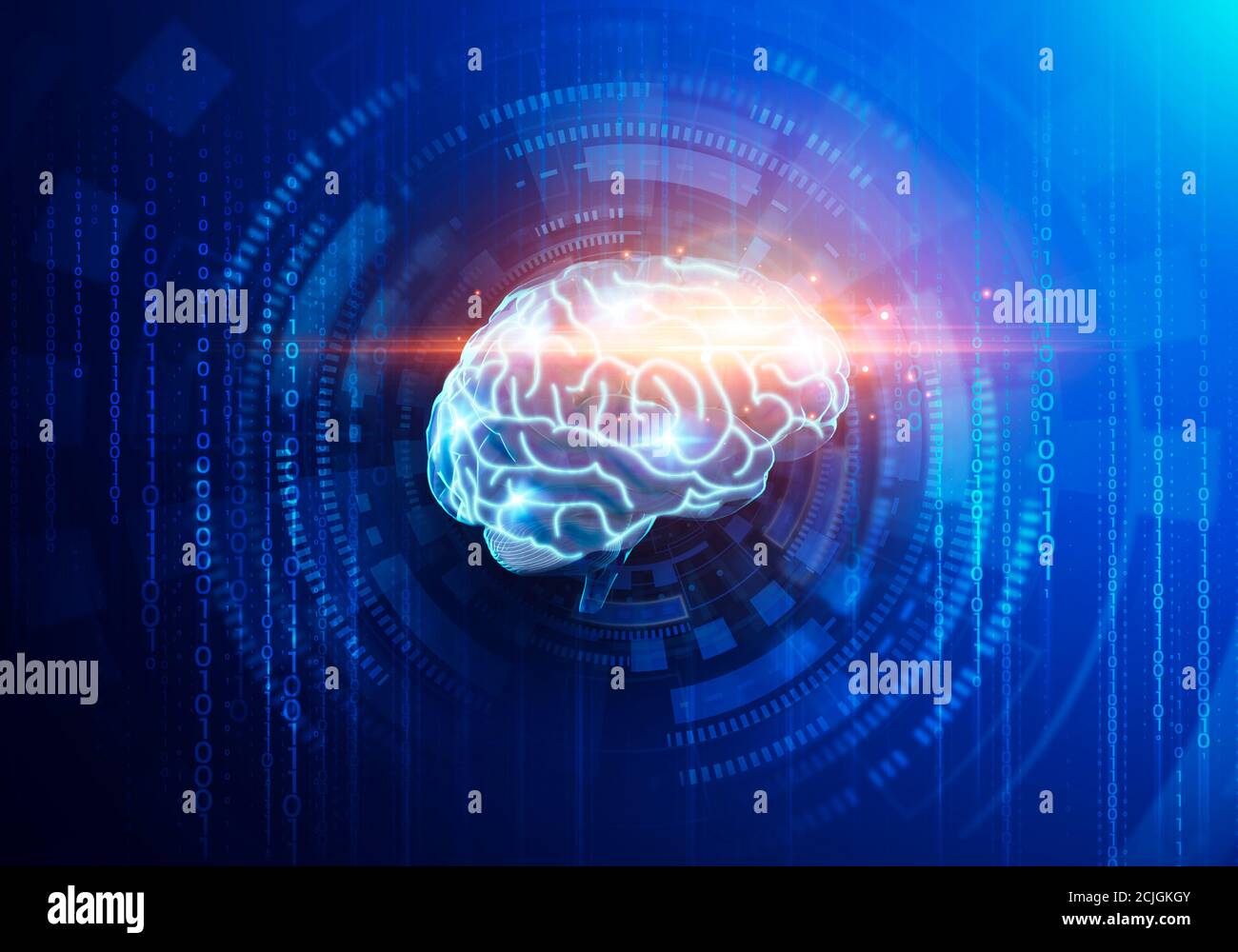 Neuron binary hi-res stock photography and images - Alamy