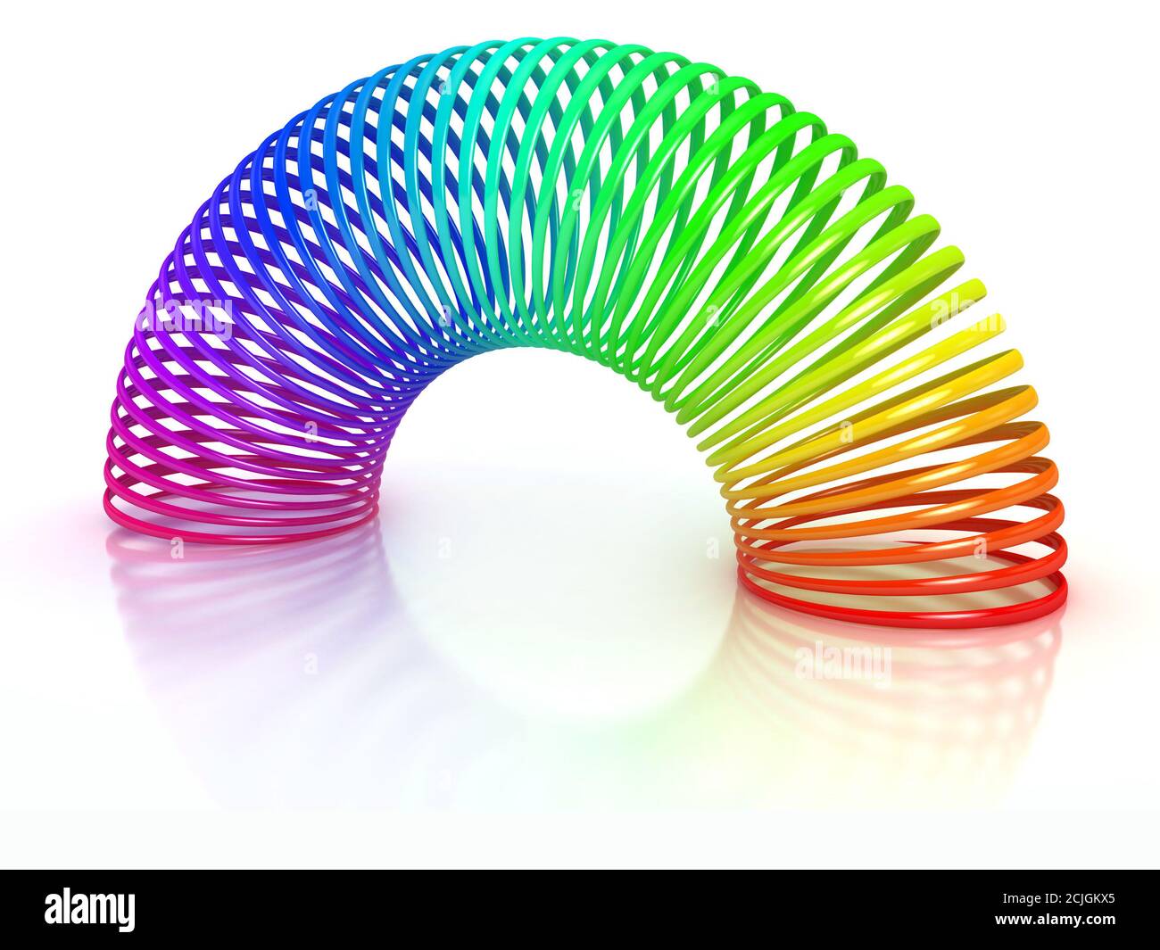 Blue spring coil elastic hi-res stock photography and images - Alamy