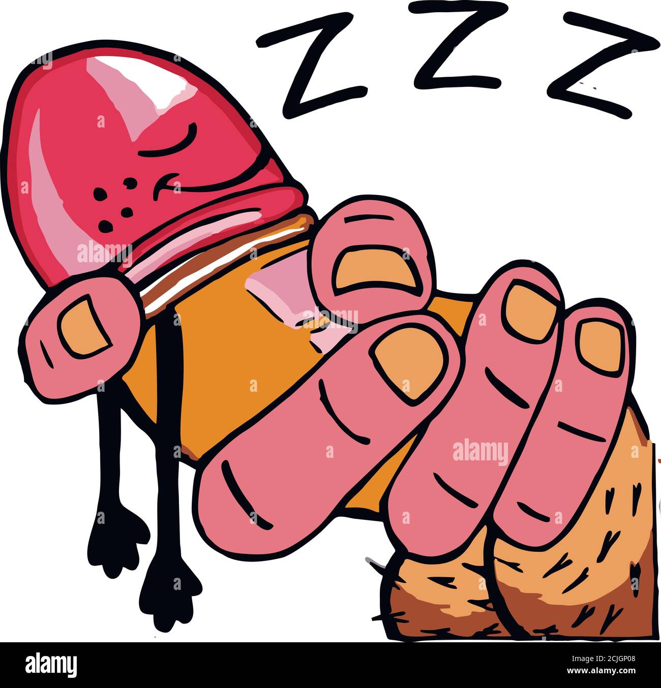Mr Wee Wee is falling asleep Stock Vector Image & Art - Alamy