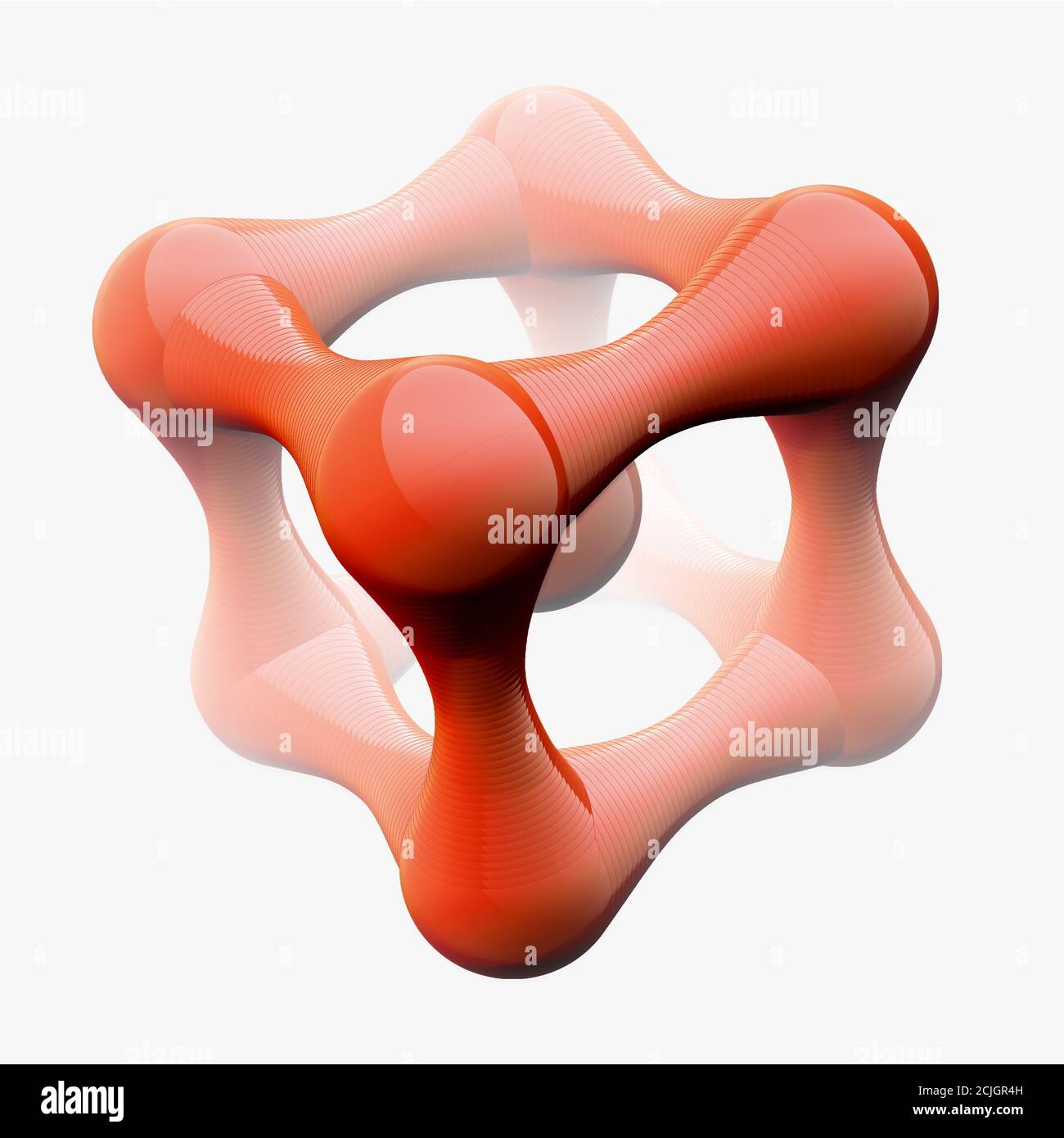 abstract cubical shape 3d rendering Stock Photo - Alamy