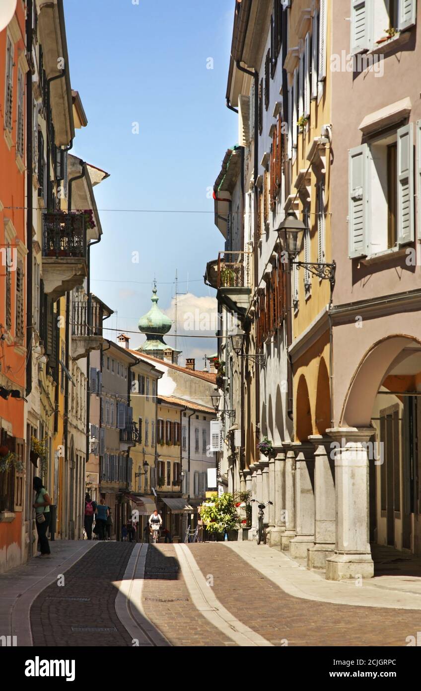 Rastello street in Gorizia. Italy Stock Photo - Alamy
