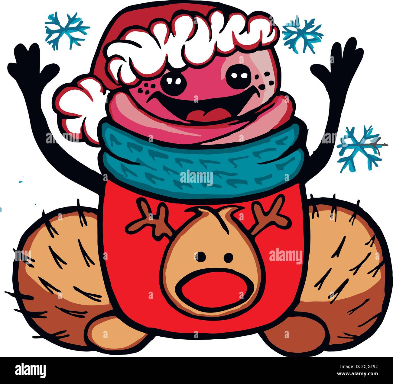 Mr Wee Wee is ready for snow Stock Vector Image & Art - Alamy