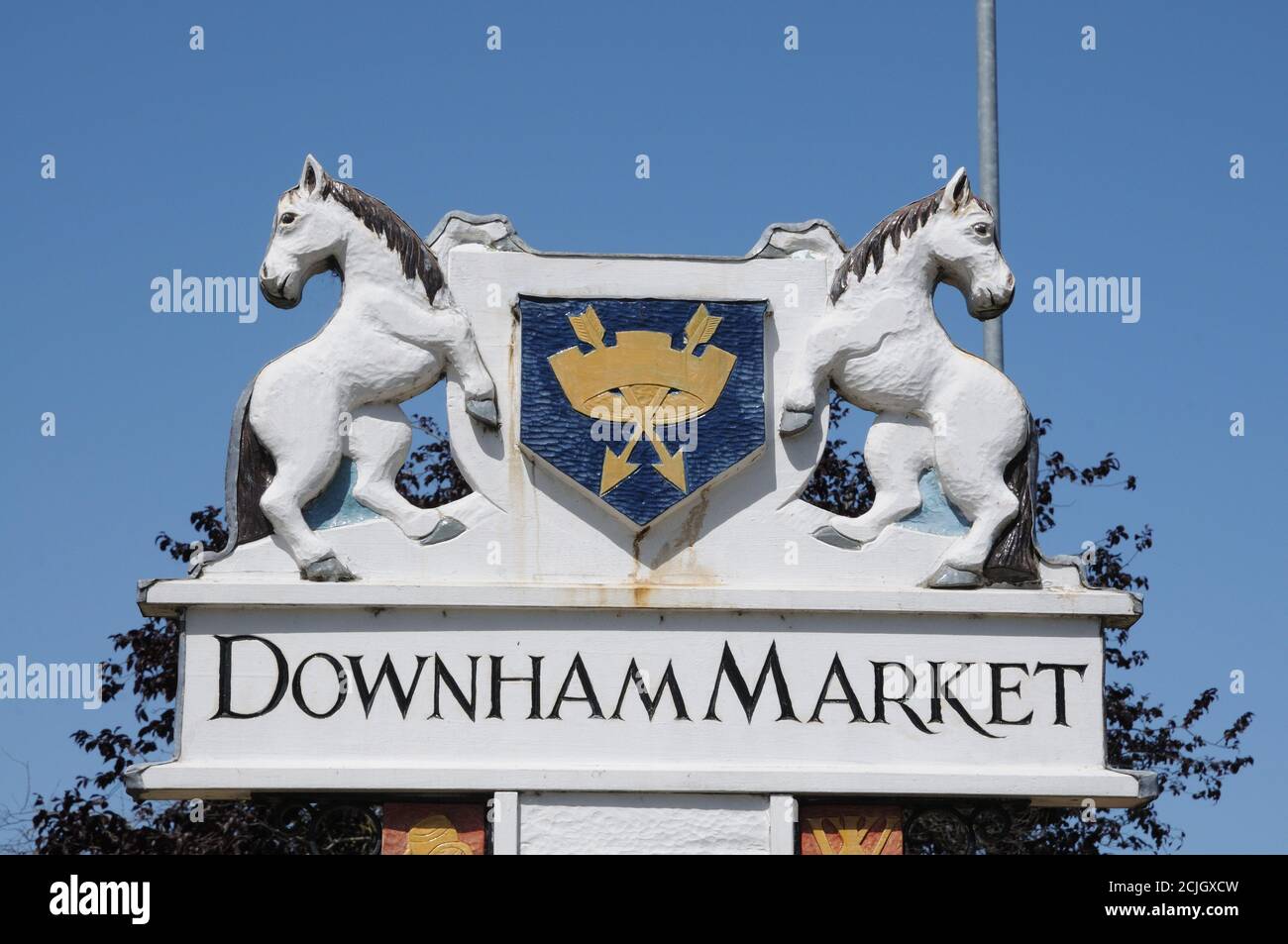 Town sign , Downham Market, Norfolk Stock Photo - Alamy Town sign , Downham Market, Norfolk Stock Photo - Alamy