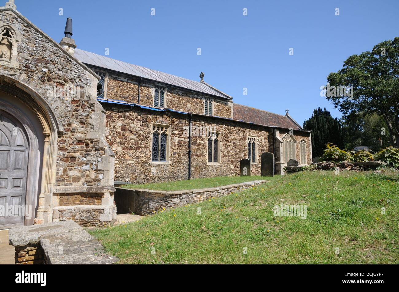 St Edmunds Church , Downham Market, Norfolk, is built of local carstone ...