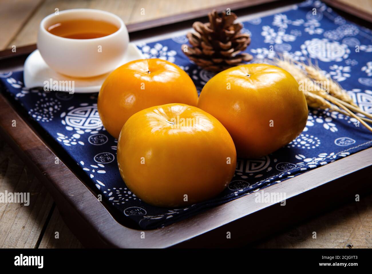 Persimmon tea hi-res stock photography and images - Alamy