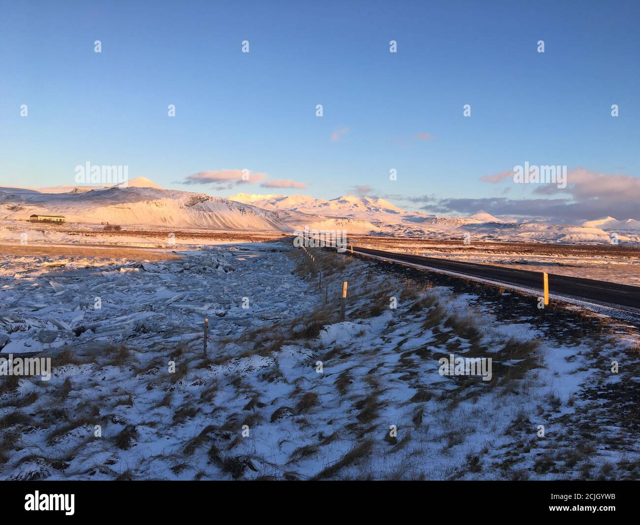 Roadside at the Horse Hotel, Iceland Stock Photo - Alamy