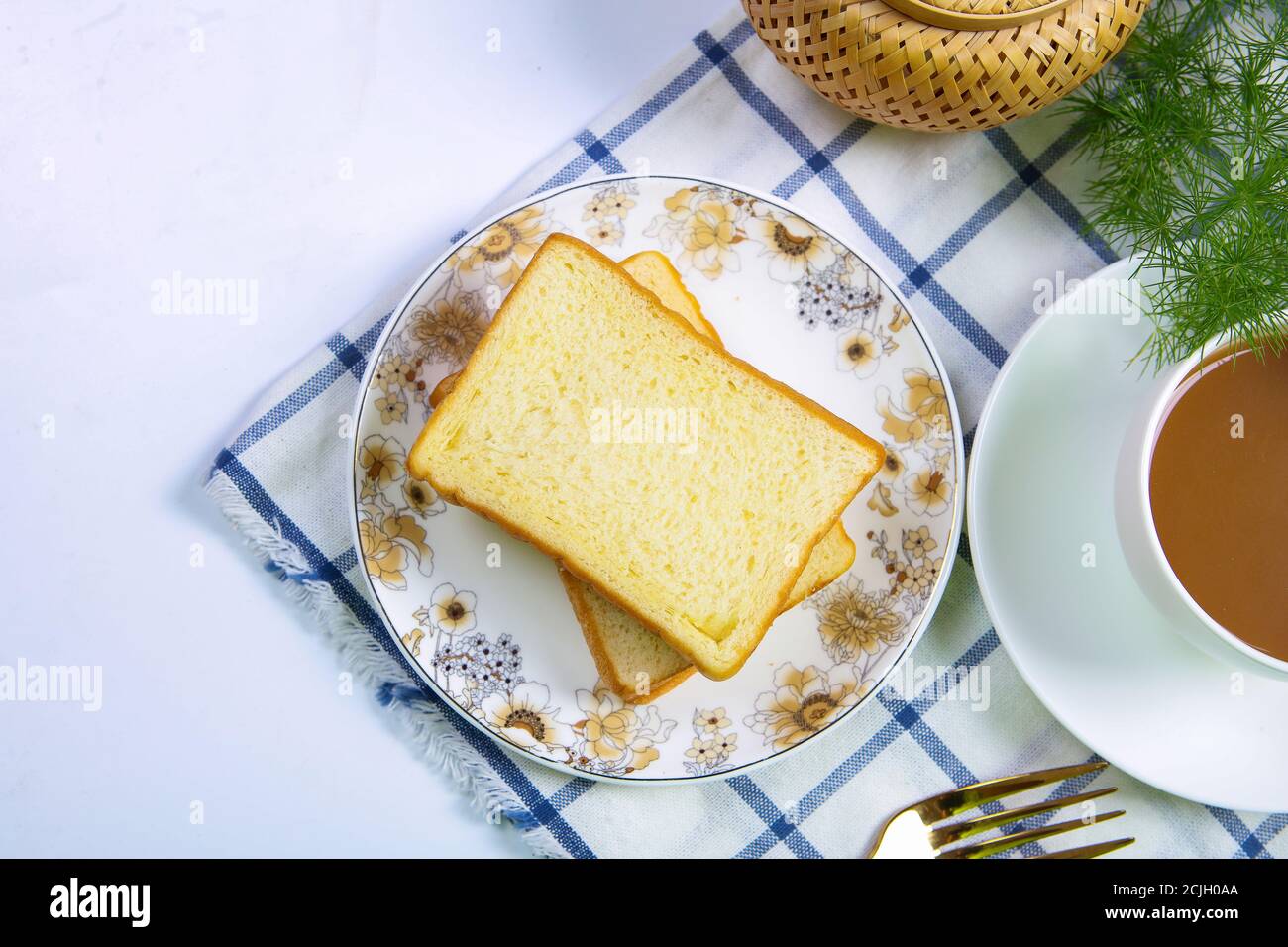 Bread delicious afternoon tea Stock Photo - Alamy