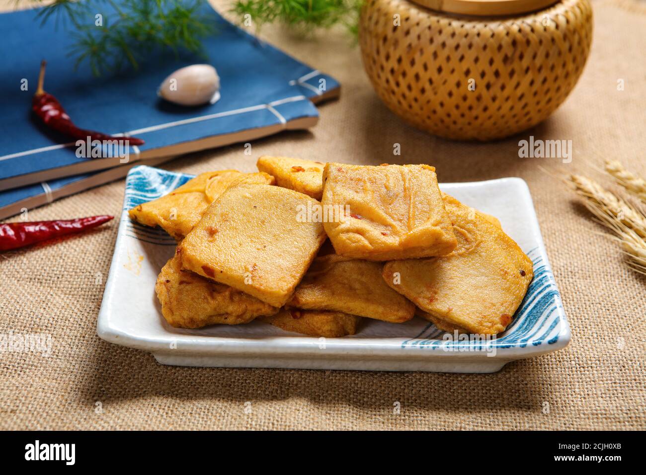 Chinese cuisine chiba tofu Stock Photo - Alamy