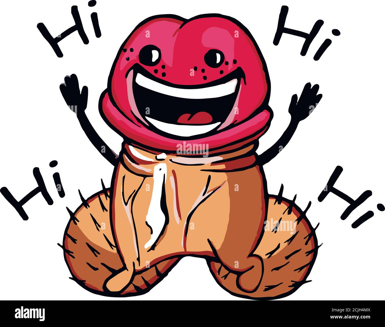 Mr Wee Wee greets you Stock Vector Image & Art - Alamy