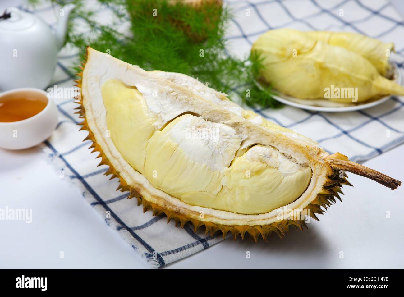 Durian delicious afternoon tea Stock Photo - Alamy