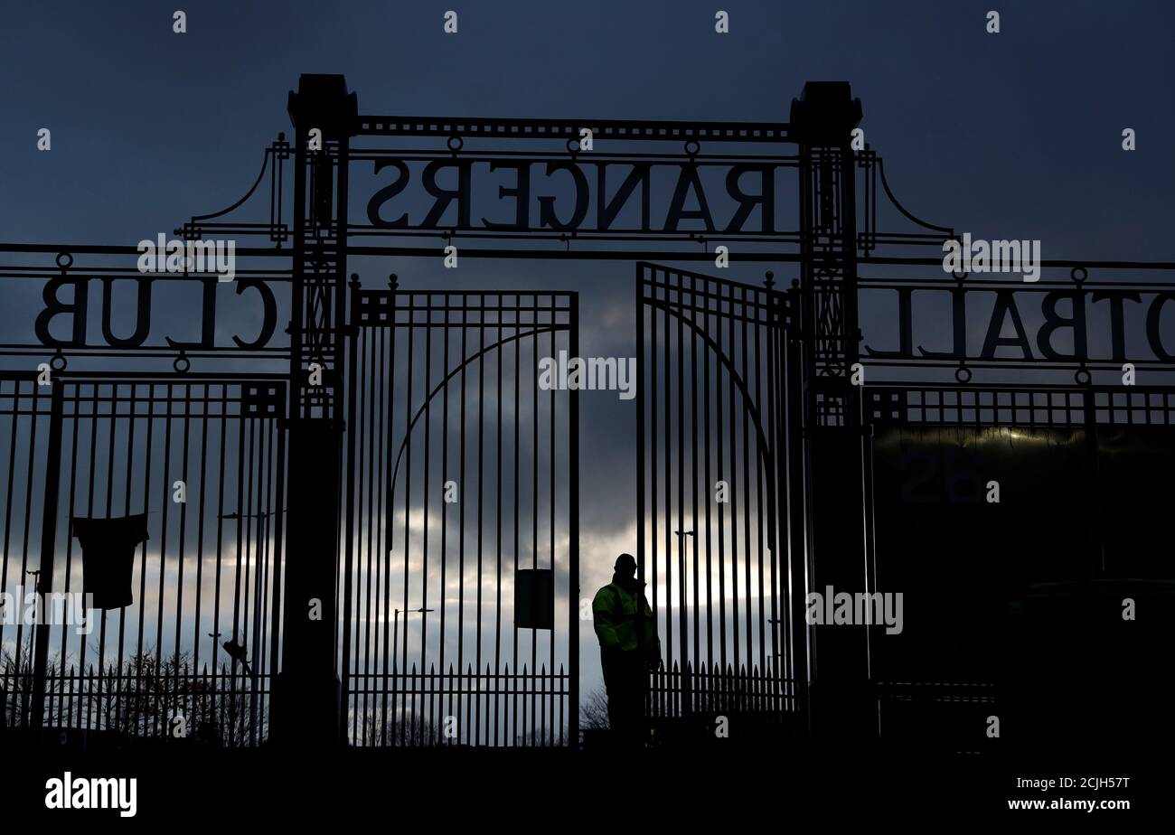 General view of the gates at ibrox stadium hi-res stock photography and ...