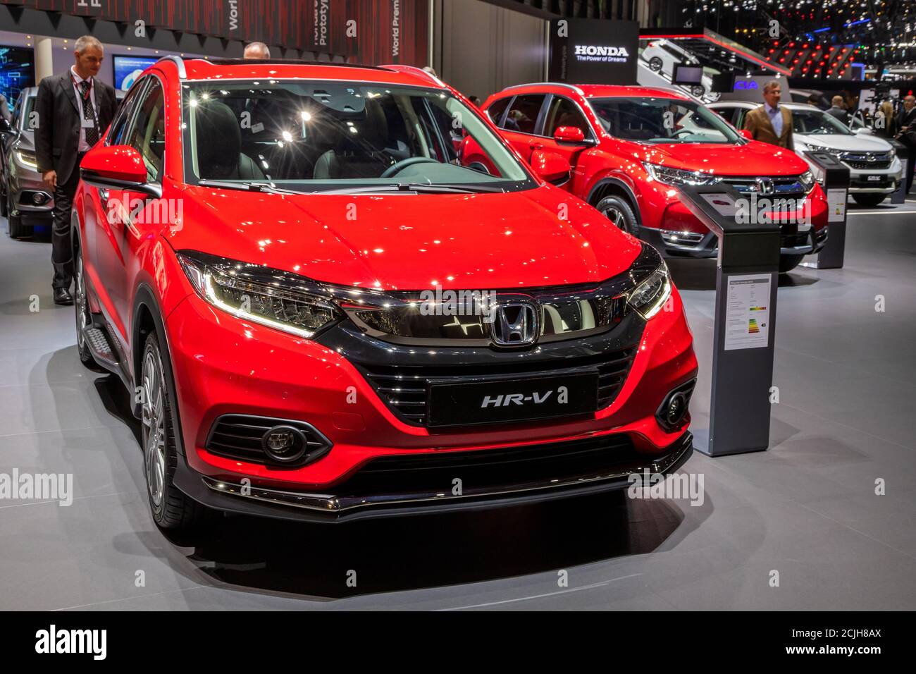 Honda HR-V car showcased at the 89th Geneva International Motor Show ...