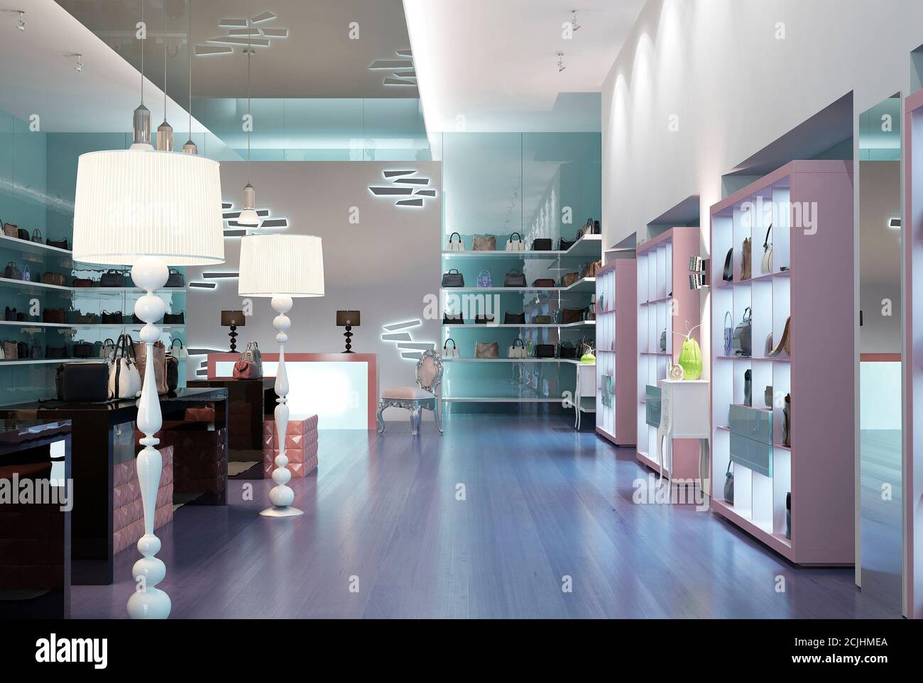 Interior modern store hi-res stock photography and images - Alamy