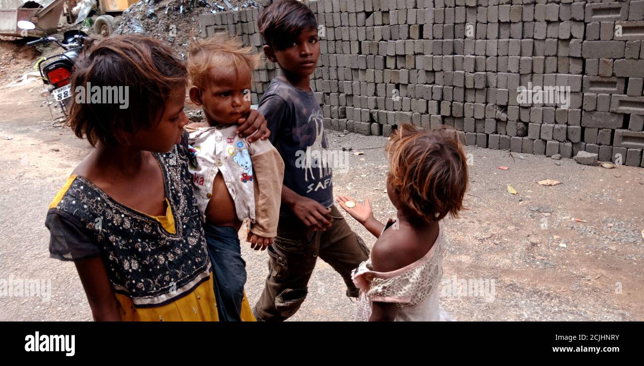 Indian Girl Beggar High Resolution Stock Photography and Images - Alamy
