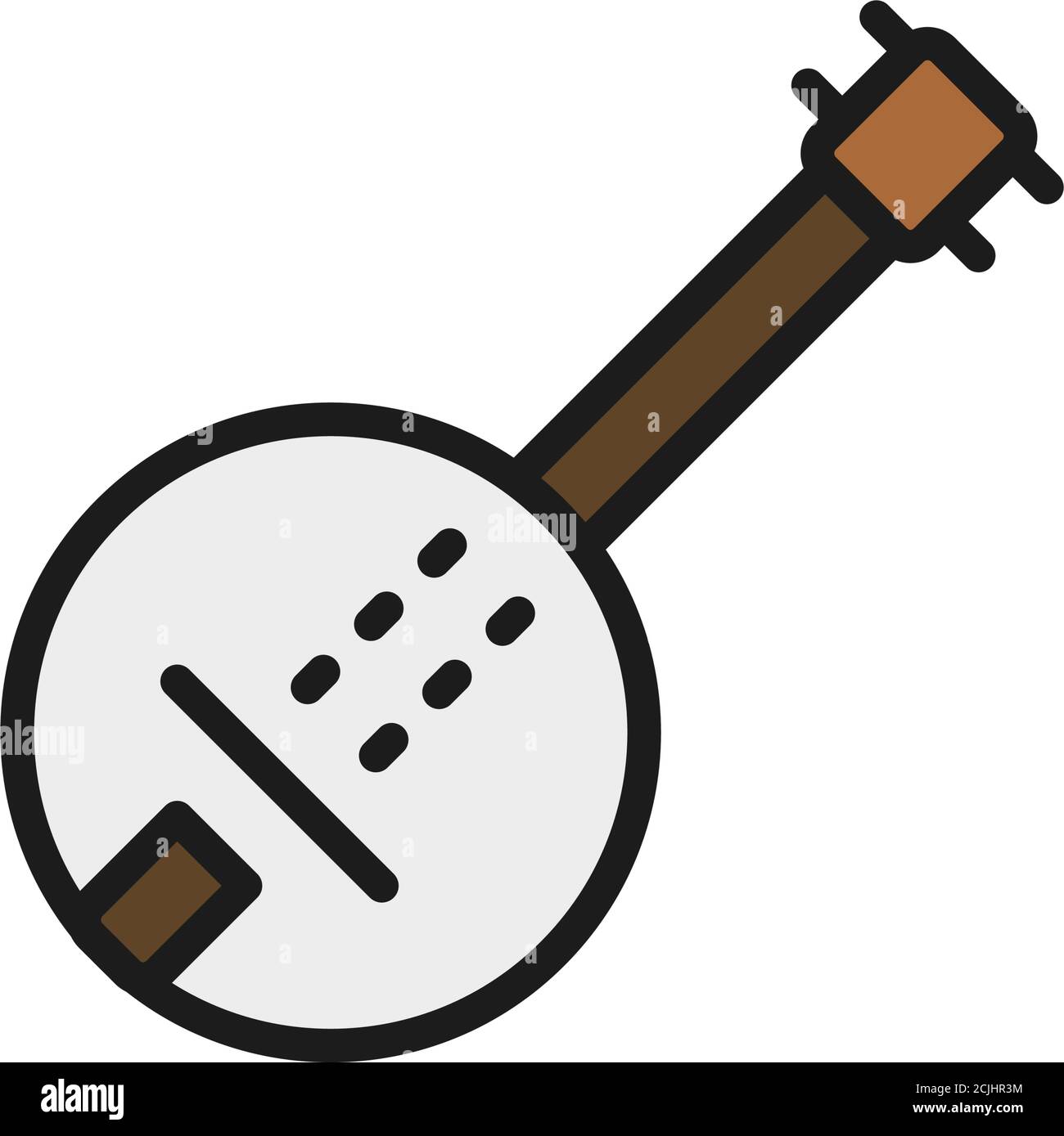 Electric banjo guitar Cut Out Stock Images & Pictures - Alamy