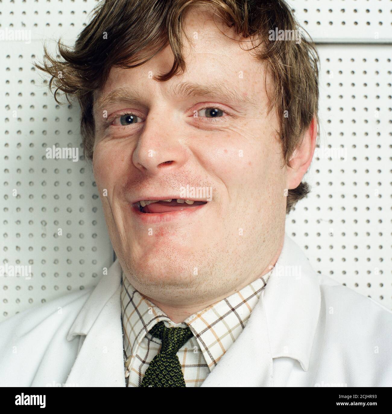 Analogue record producer Liam Watson photographed in his retro recording studio in Hackney ...