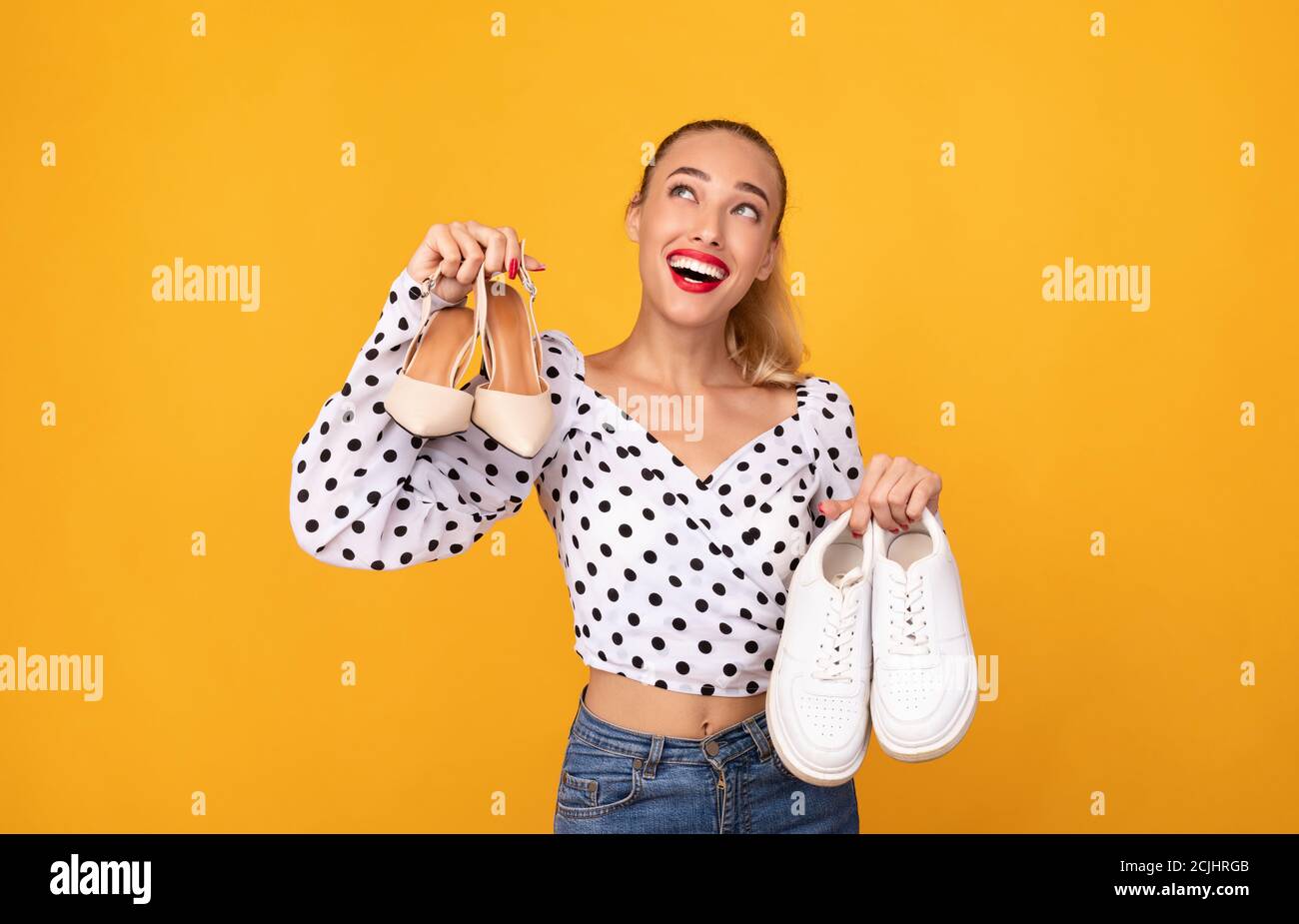 Pair of high heels hi-res stock photography and images - Alamy