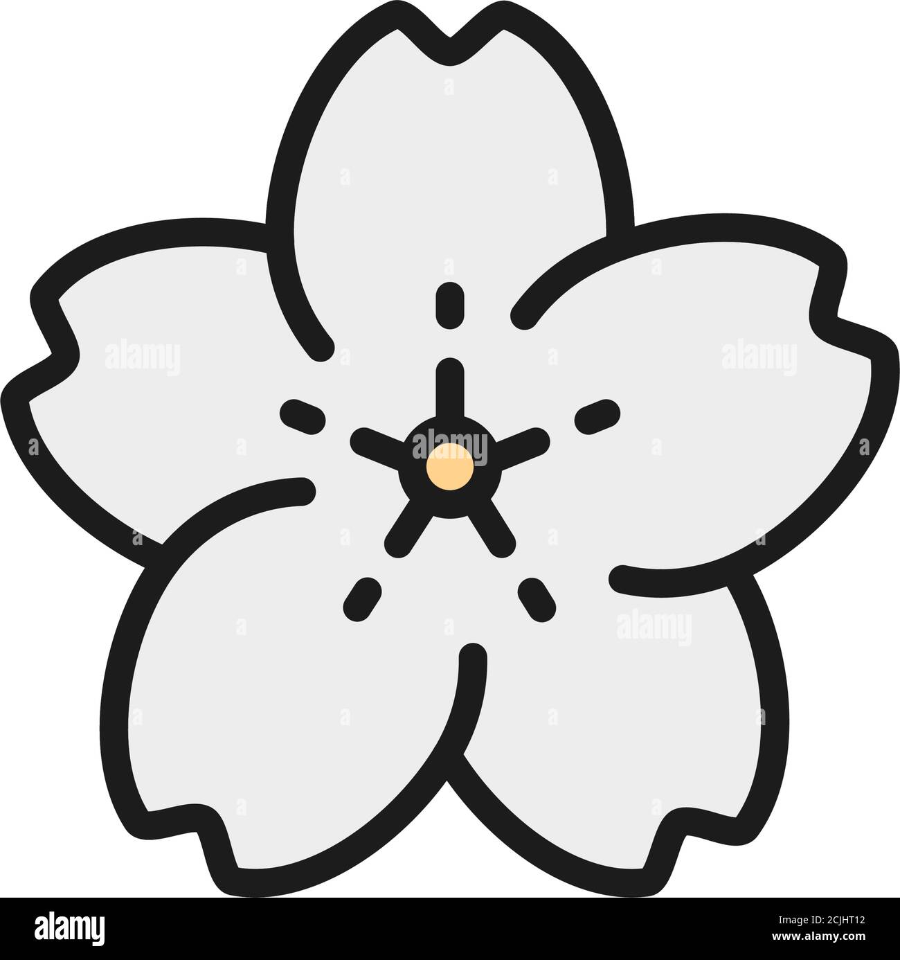 Tokyo cherry blossom Stock Vector Images - Alamy