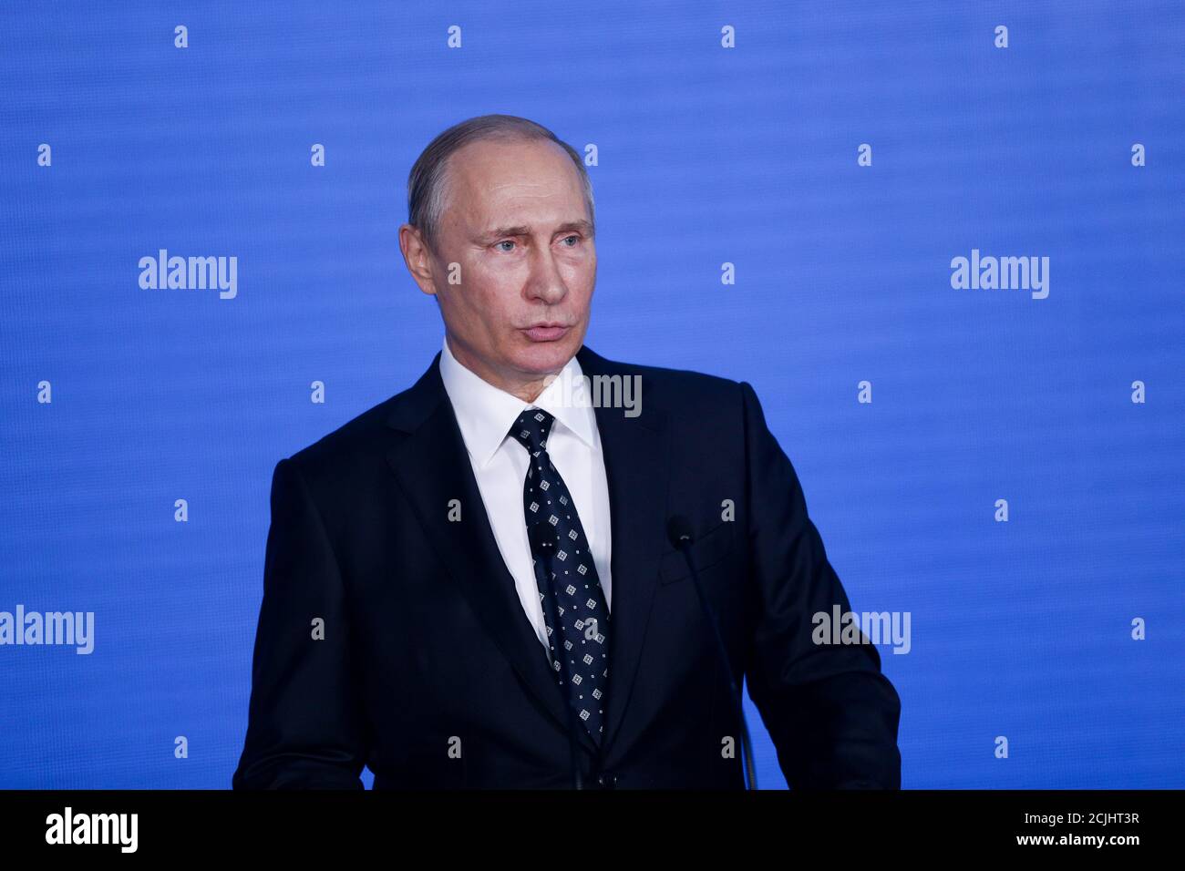 Vladimir putin portrait standing hi-res stock photography and images ...