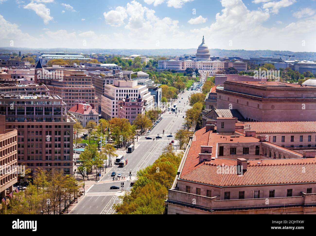 Washington capital building from above hi-res stock photography and ...