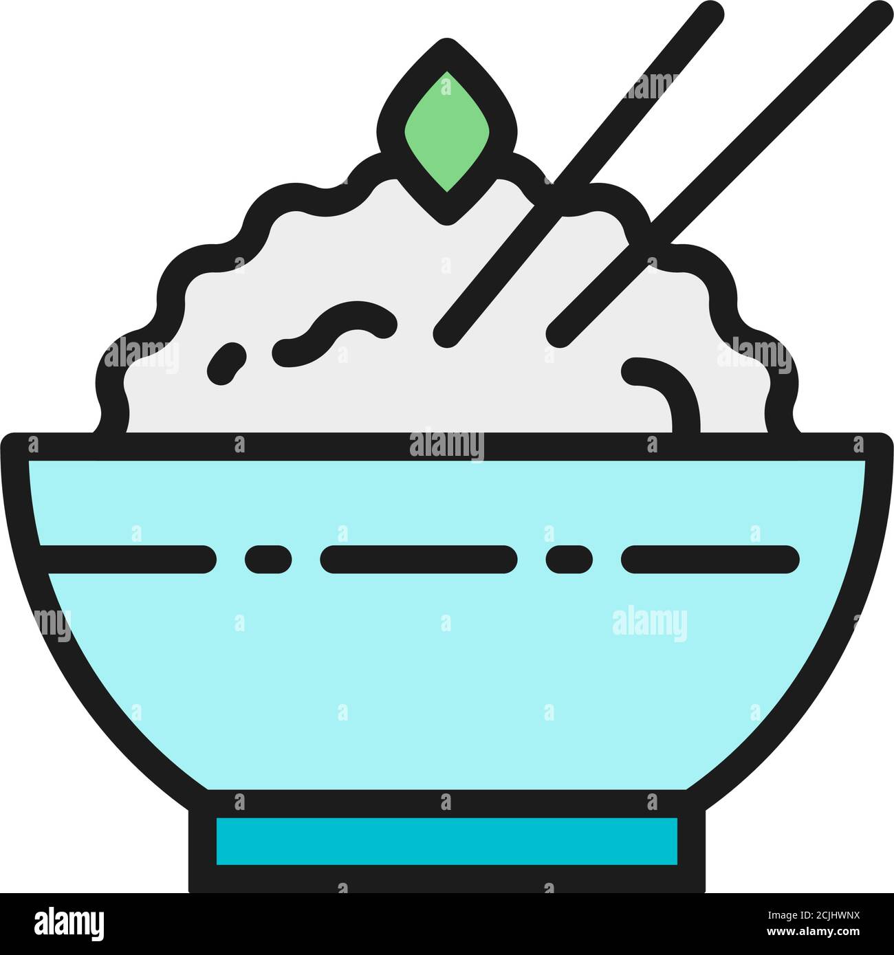 High food rice Stock Vector Images - Alamy