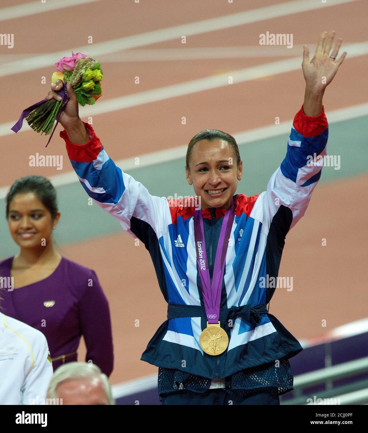 Jessica ennis hill london 2012 hi-res stock photography and images - Alamy