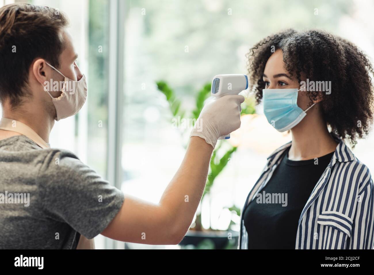 Forehead mask hi-res stock photography and images - Alamy