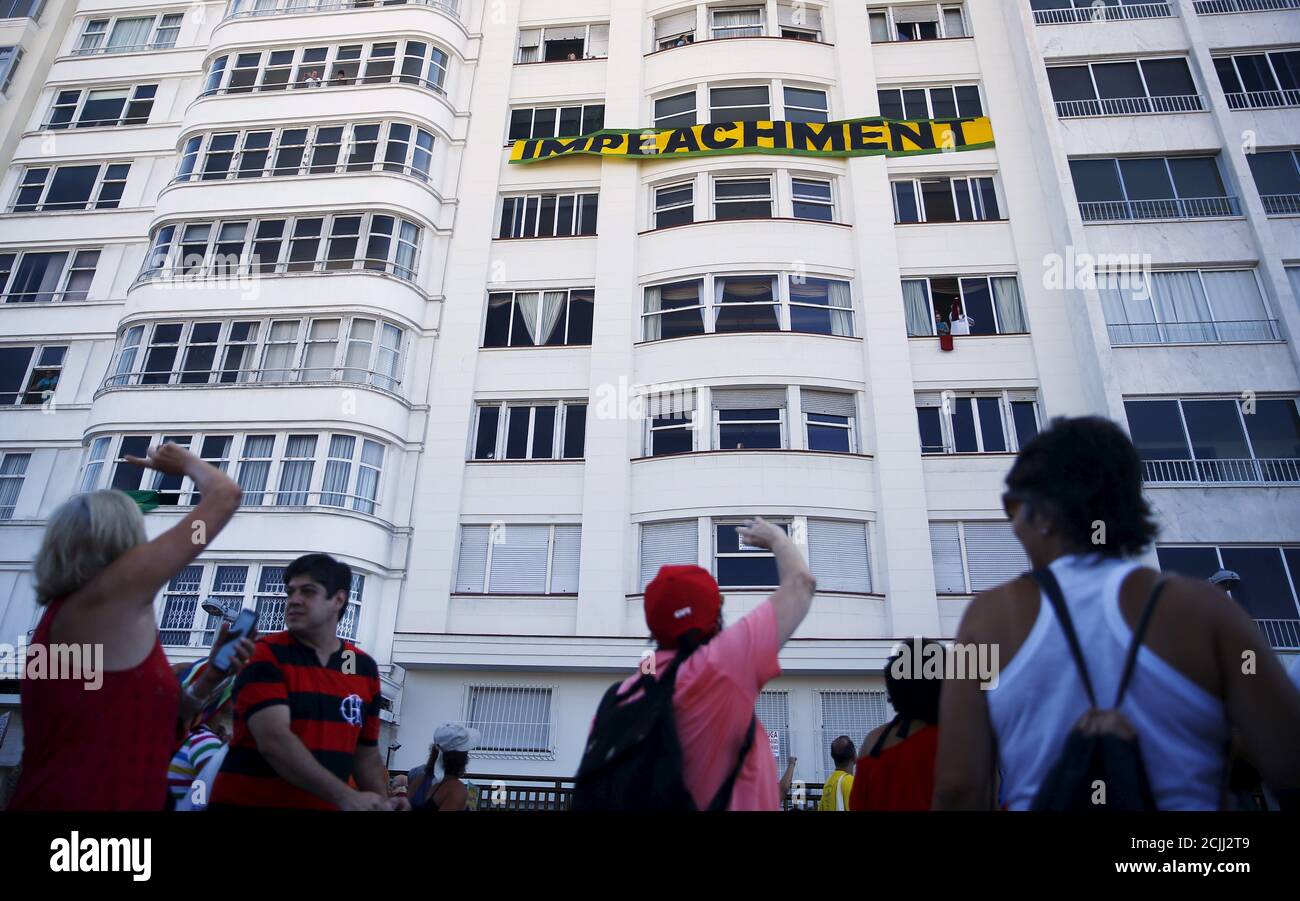Copacabana beach sign hi-res stock photography and images - Alamy