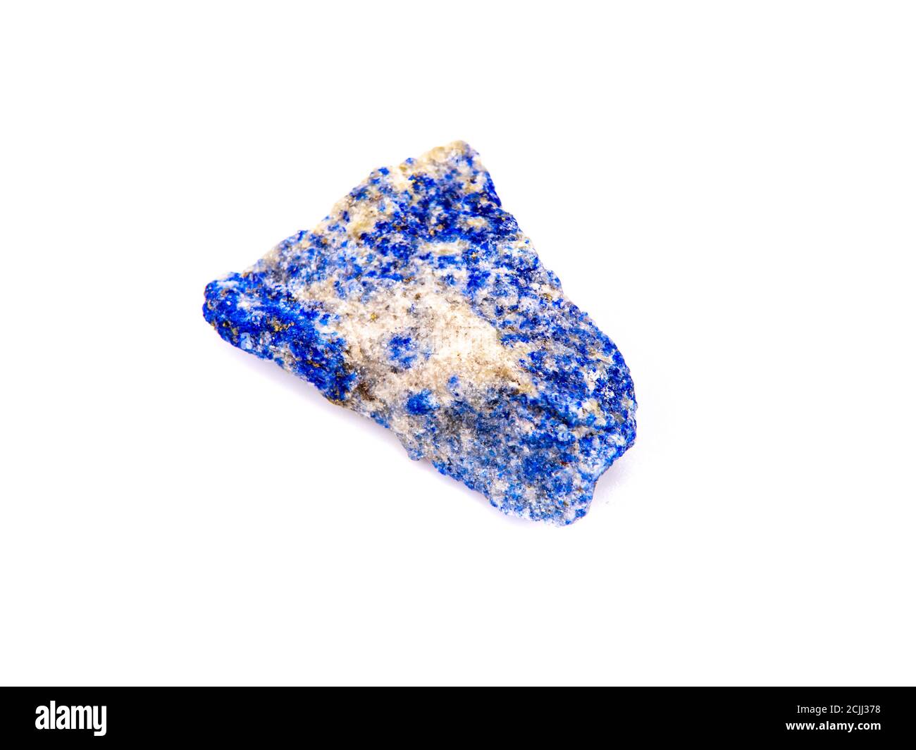 Sodalite gemstones isolated on a white background Stock Photo - Alamy