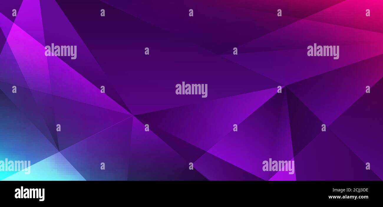 Abstract modern blue, pink, purple low polygon gradient geometric background and texture. Vector ...