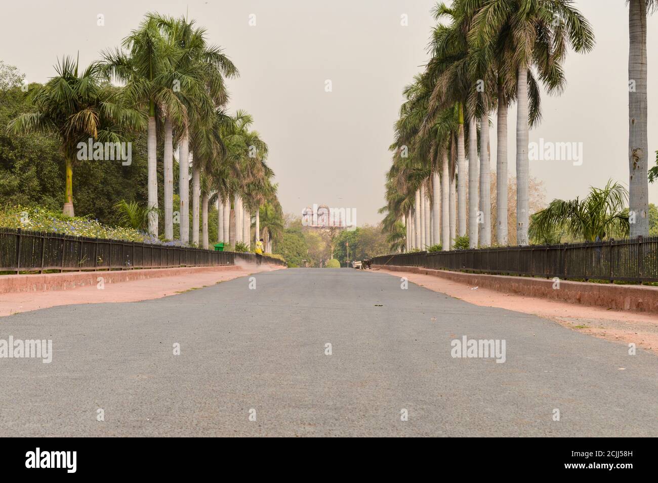 A mesmerizing view of architecture of small tomb at old fort from side ...
