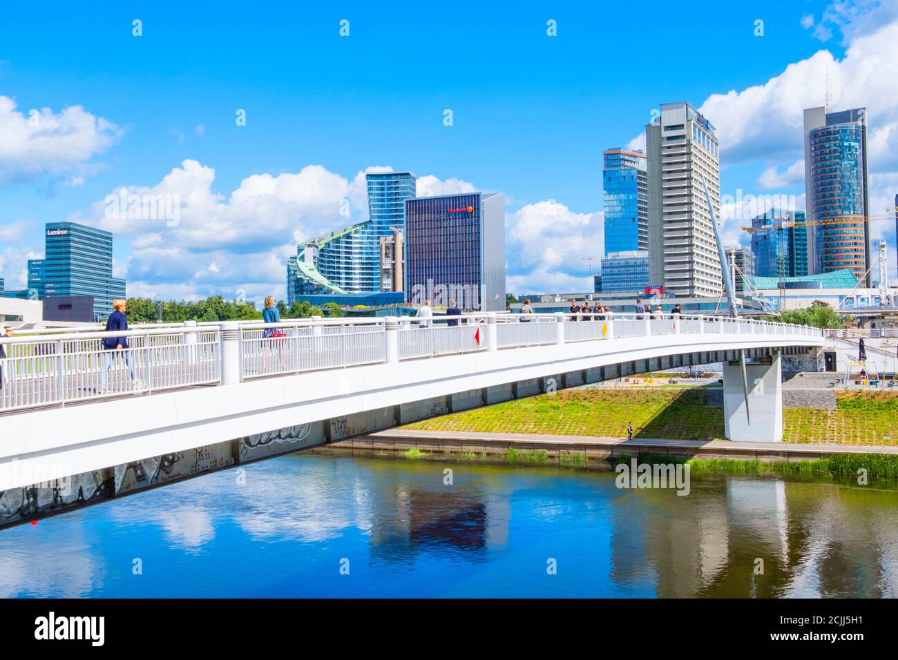 Baltasis bridge hi-res stock photography and images - Alamy