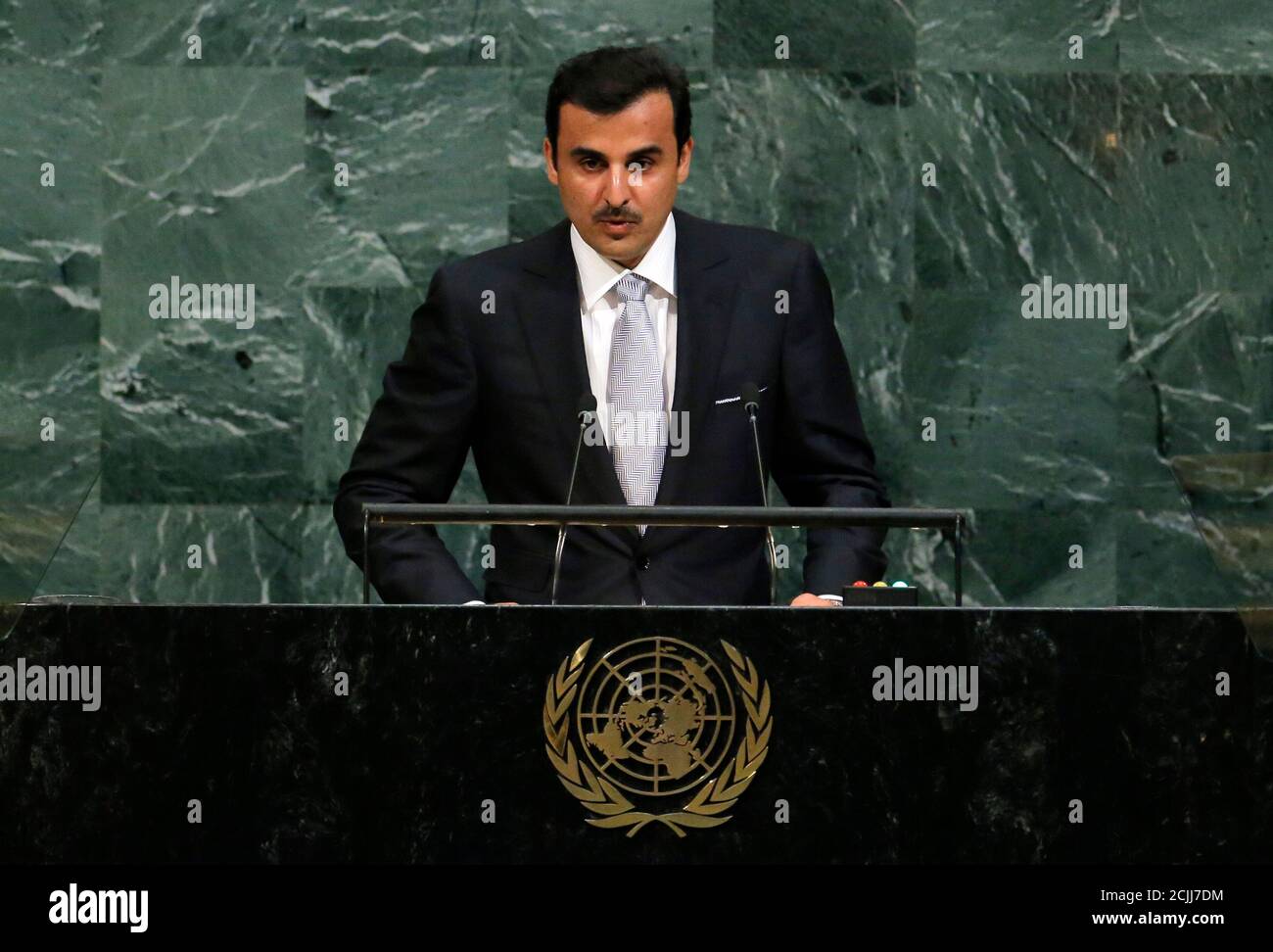 Sheikh tamim bin hamad al thani un hi-res stock photography and images ...