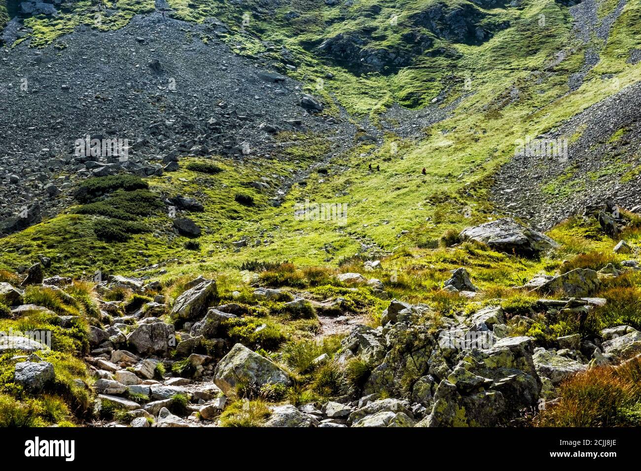 Sad valley, Western Tatras, Slovak republic. Hiking theme. Seasonal ...