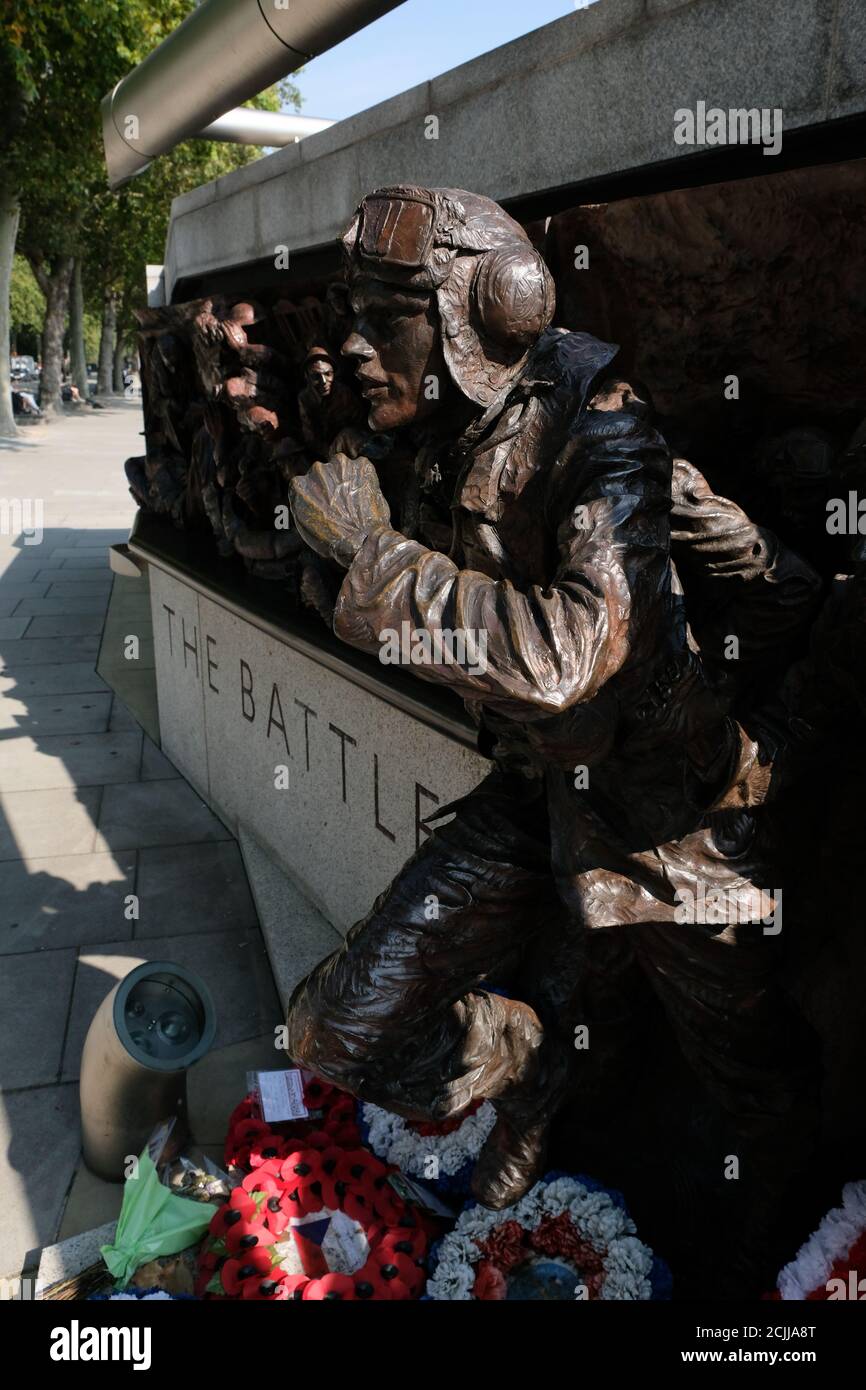 Battle of Britain Monument, Victoria Embankment, London, UK. 15th ...
