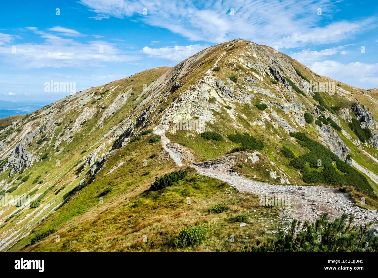 Western Tatras, Slovak republic. Hiking theme. Seasonal natural scene ...