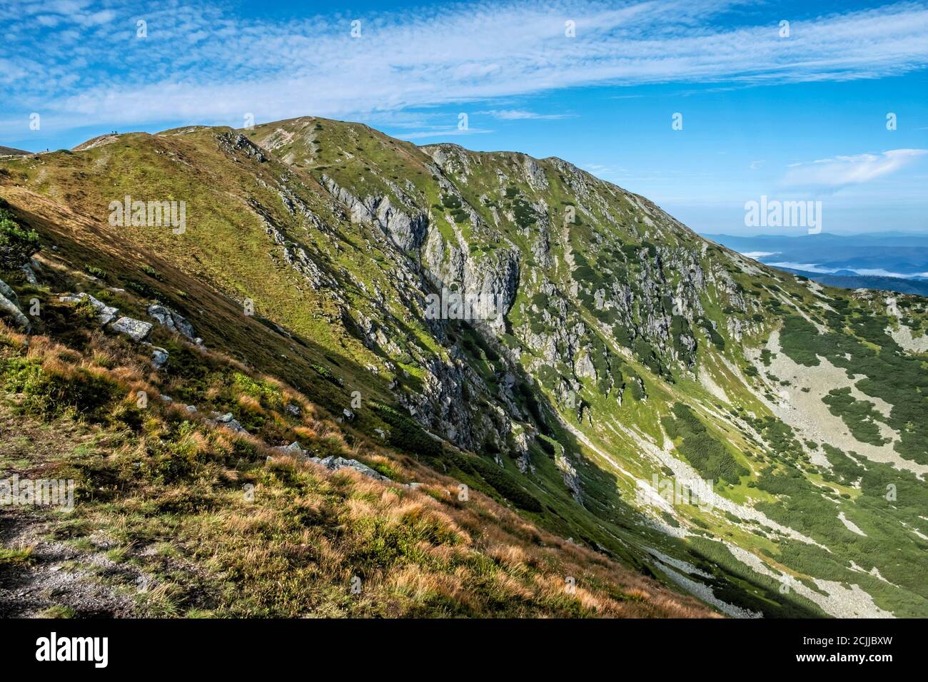 Brestova hill, Western Tatras scenery, Slovak republic. Hiking theme ...