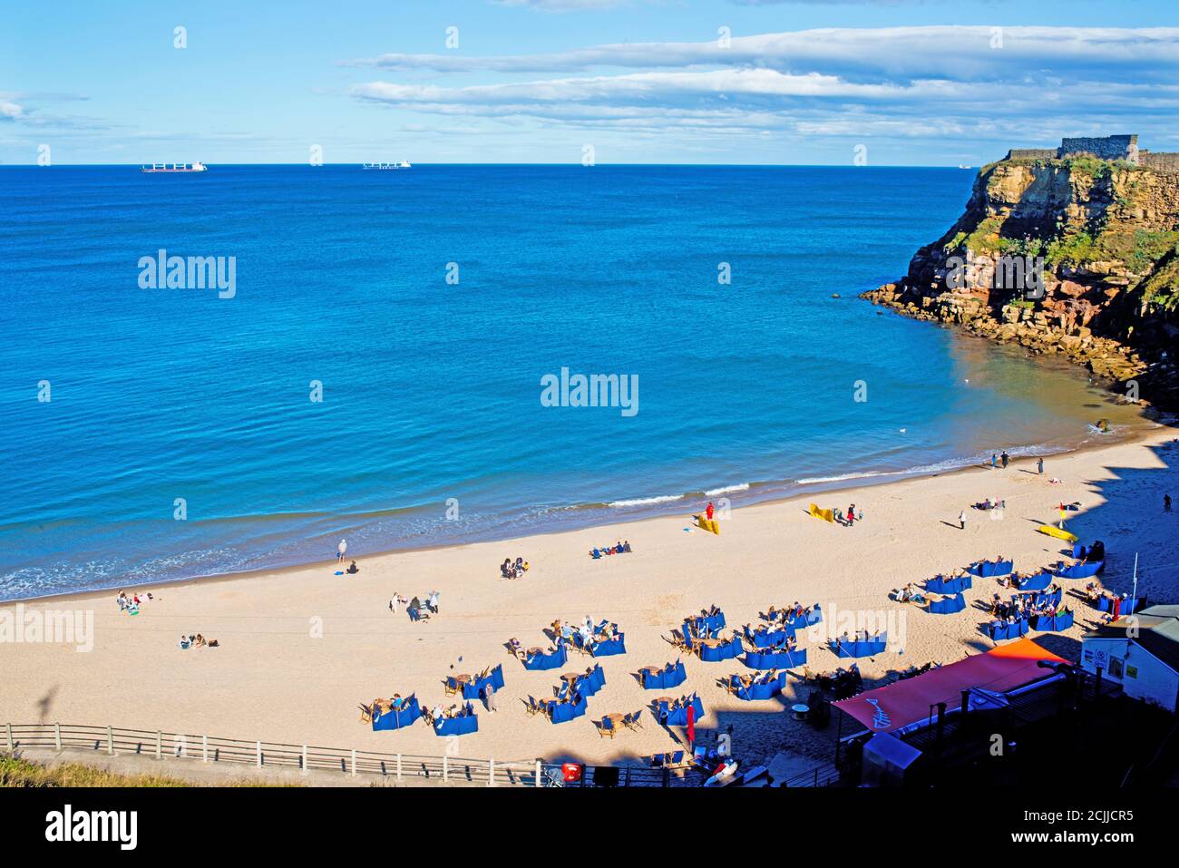 Tynemouth Bay, Tynemouth, Tyneside, England Stock Photo - Alamy