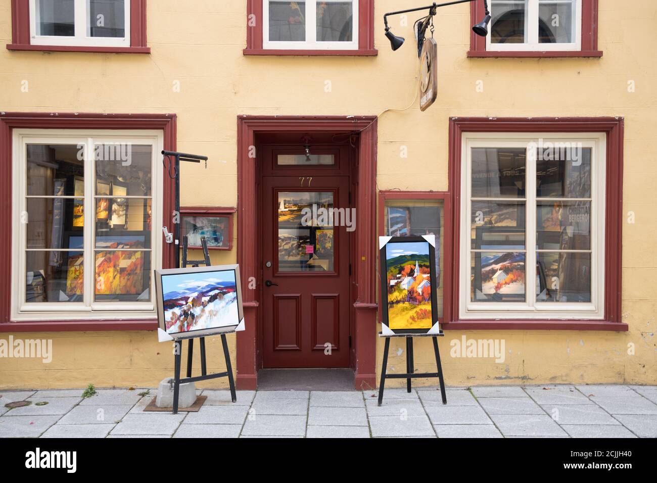 Art gallery, Quebec, Canada Stock Photo - Alamy