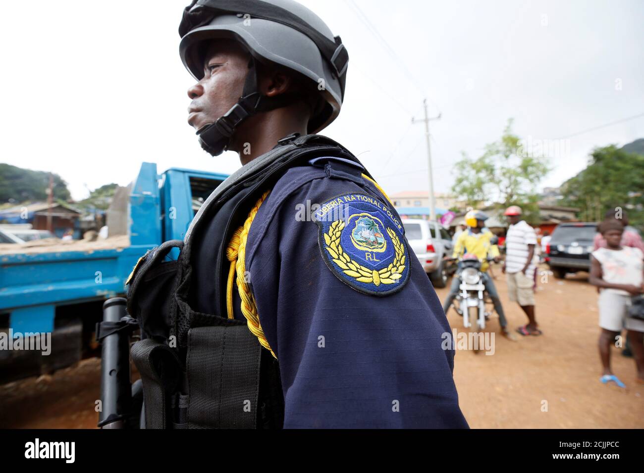 Liberian national police hi-res stock photography and images - Alamy