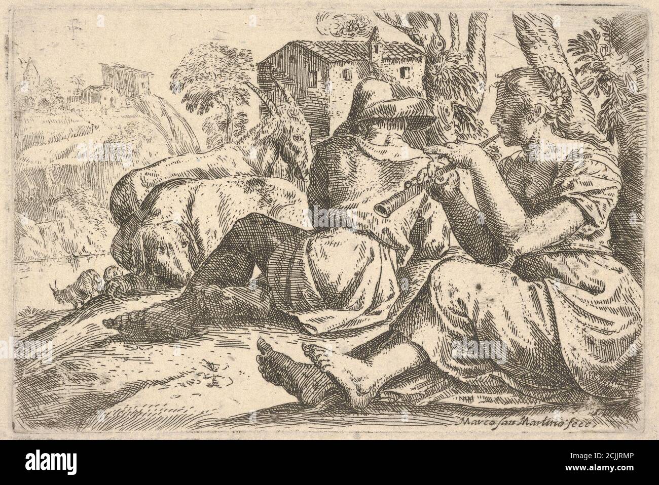 Flute Playing Shepherd High Resolution Stock Photography and Images - Alamy