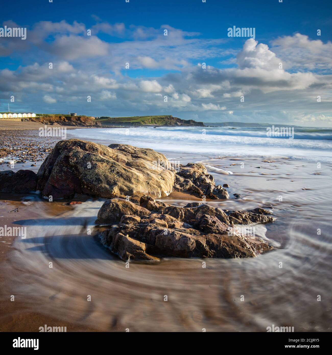 Bude cornwall beach huts crooklets hi-res stock photography and images ...