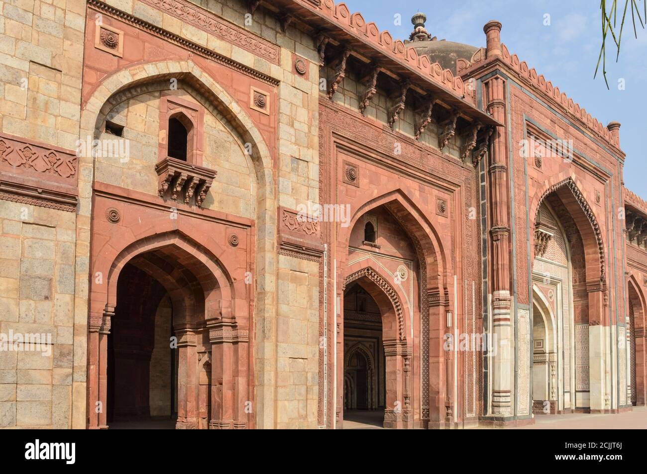 A mesmerizing view of architecture of old fort Stock Photo - Alamy