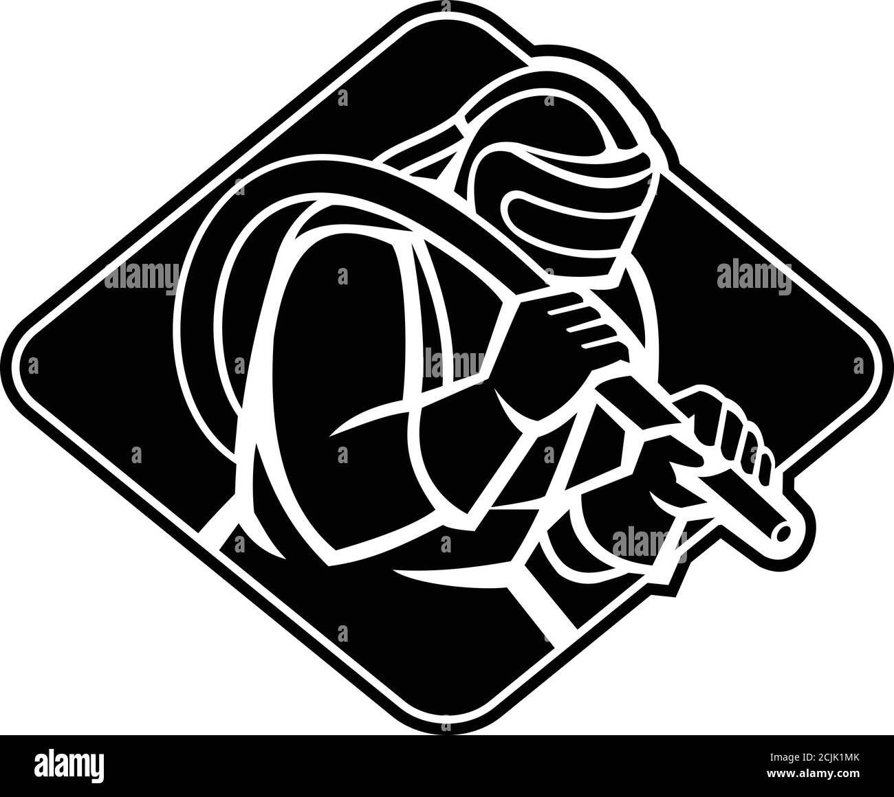 Tradesman shape Stock Vector Images - Alamy