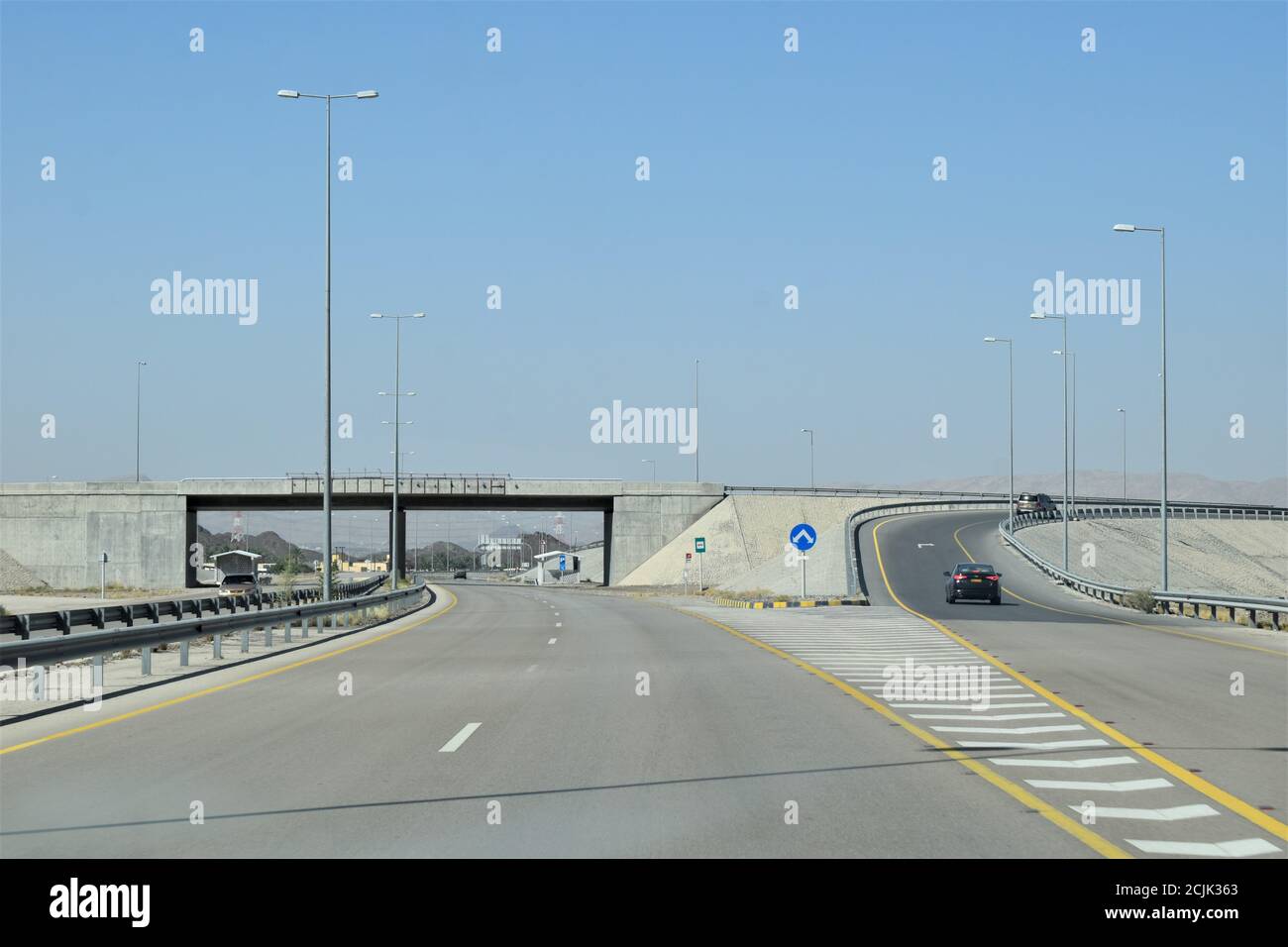 Muscat road highway qaboos hi-res stock photography and images - Alamy