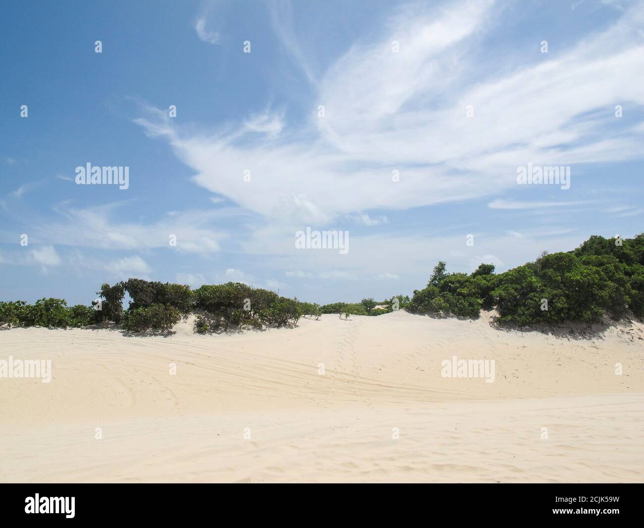 Genipabu Dunes, tourist destination in Natal, northeastern Brazil Stock ...