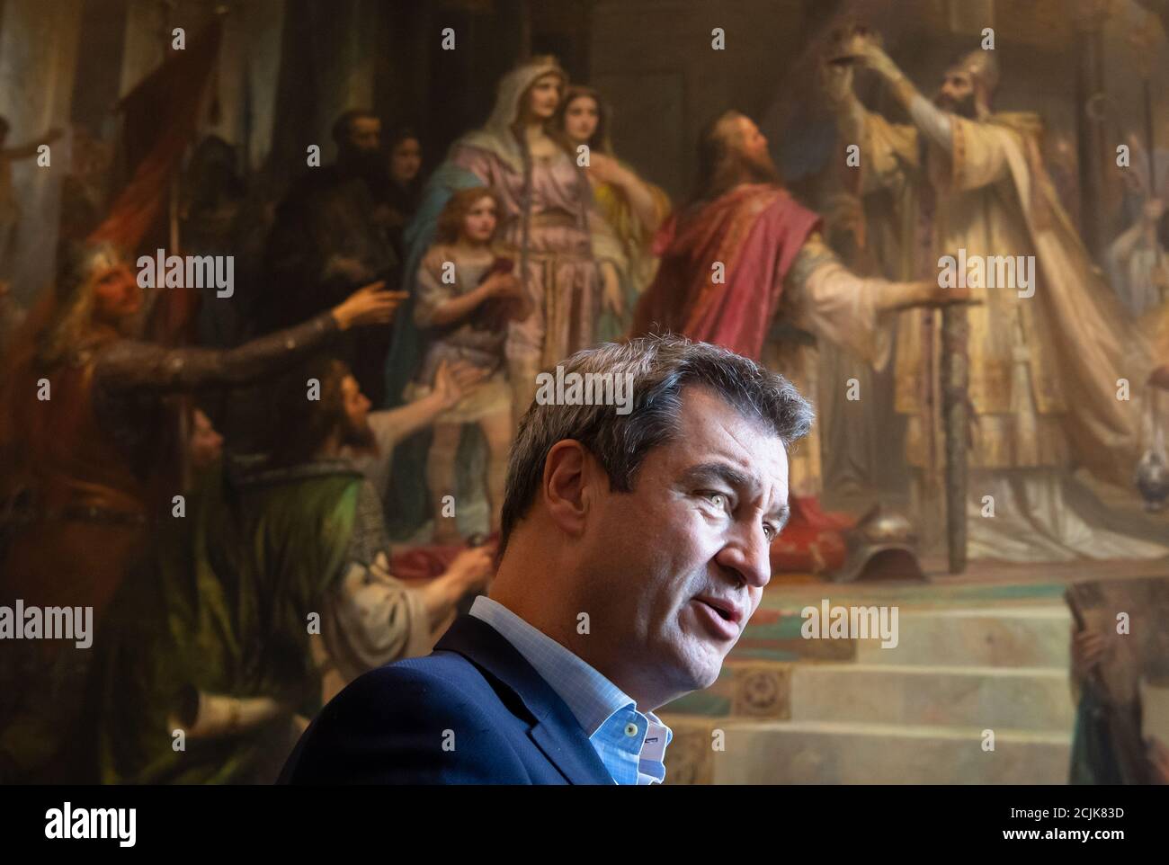 Munich, Germany. 15th Sep, 2020. Markus Söder (CSU), Prime Minister of ...