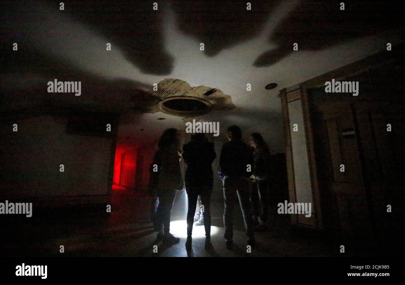 A walk through of the haunted house hi-res stock photography and images ...