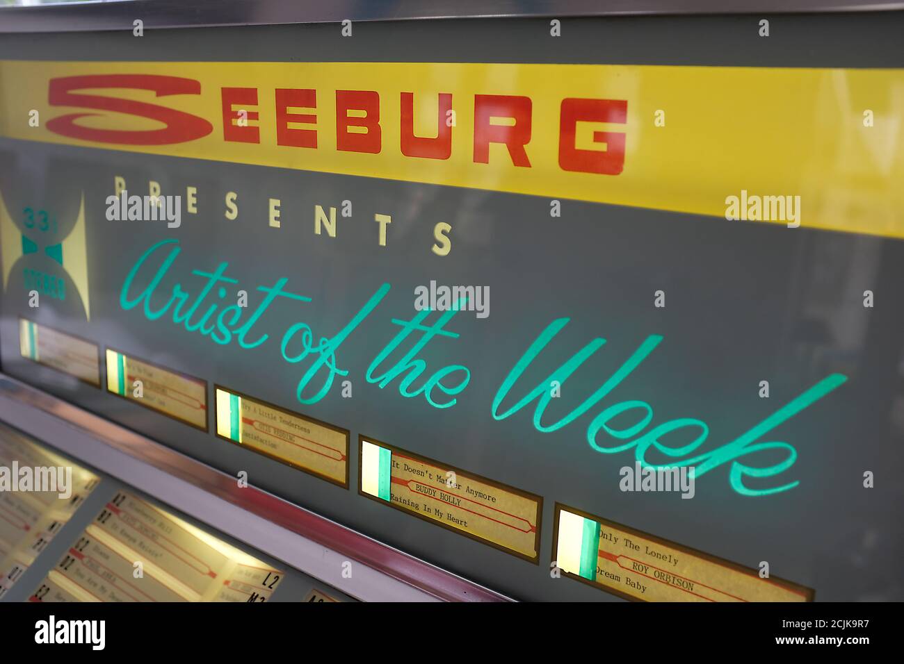 Seeburg and juke box hi-res stock photography and images - Alamy